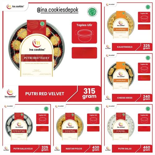 Jual Ina Cookies Kue Kering Reguler - SkippyMedePutih - Kota Depok ...