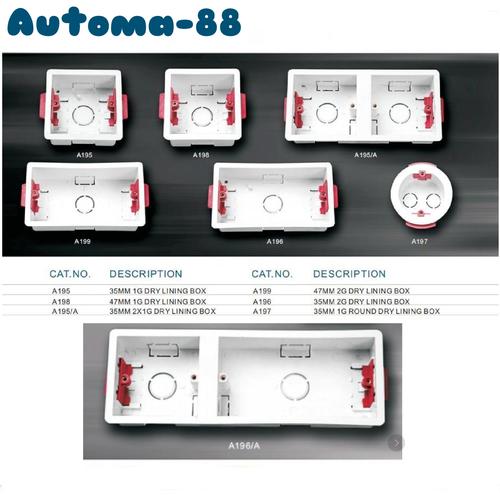 Jual Box inbow dus Gypsum GRC ib 1G 2G singel dobel gipsum Kotak saklar ...