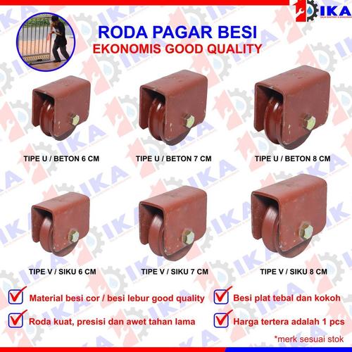 Jual Roda pagar besi cor Super 6 7 8cm roda pintu gerbang rumah - R ...
