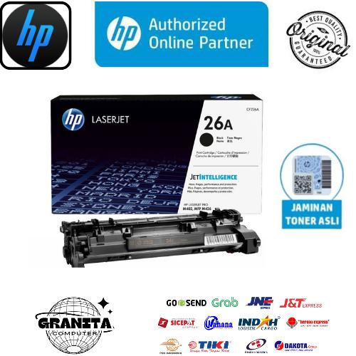 Jual Toner HP 26A | 26A Black CF226A Original Cartridge LaserJet ...
