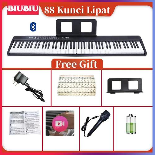 Jual Ready 88 Keys Piano Lipat Elektrik 61 Keys Keyboard Piano Alat ...