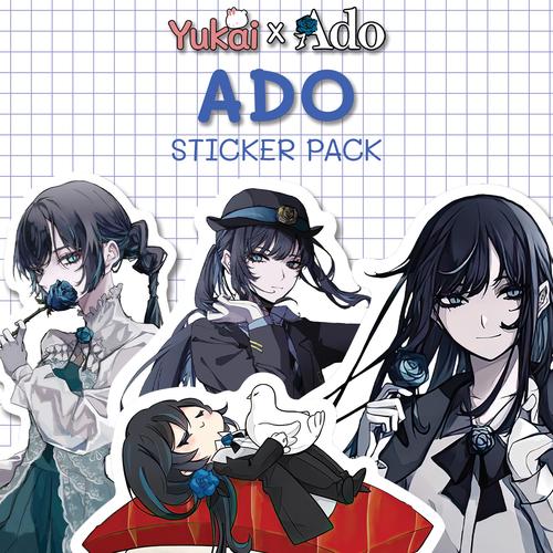 Jual Stiker Pack Ado Premium, Sticker Anime Waterproof - Pack 1, Big ...