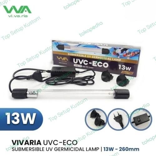 Jual Vivaria UVC ECO 13 Watt Submersible UV Light Lampu Aquarium ...