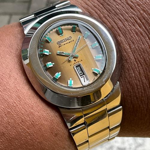 Jual JAM KUNO SEIKO DIAMATIC OVAL MULUS ORI PROSPEX DIVER SKX SNK ...