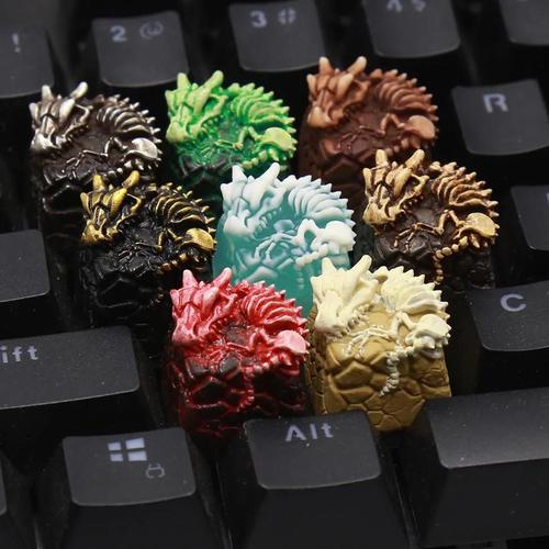 Jual Dinosaur Dragon Design Handmade Resin Keycaps Cherry Mx Swi - Kota ...