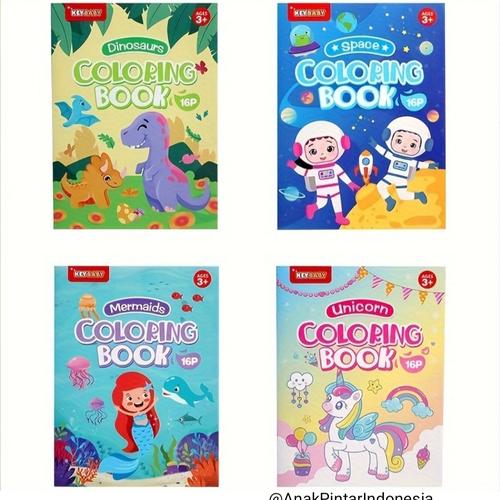 Jual [ KEY BABY ] BUKU MEWARNAI ANAK / COLORING BOOK - Kota Surabaya ...
