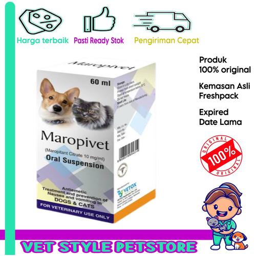 Jual Maropitant metro syrup maropivet oral mirip prevomax cerenia ...