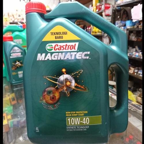 Jual US Oli Mobil Castrol Magnatec 10W 40 galon isi 4L API SN FULL ...
