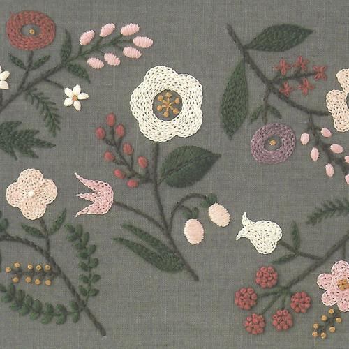 Jual Pola sulam siap pakai/Embroidery pattern on water soluble paper ...