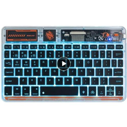 Jual Hot Intelligent Luminous_Mechanical Keyboard Mechanical Sense Wi ...
