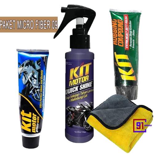 Jual PAKET 09 - kit quick shine pengkilap body + kit rubbing compound ...