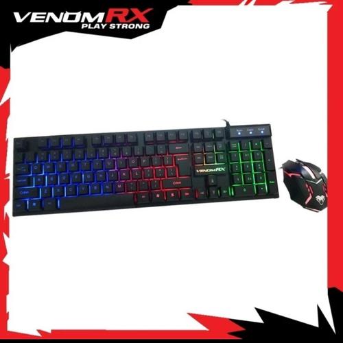 Jual Keyboard Mouse Gaming VenomRX GK800 RGB 1000DPI USB - Kota ...