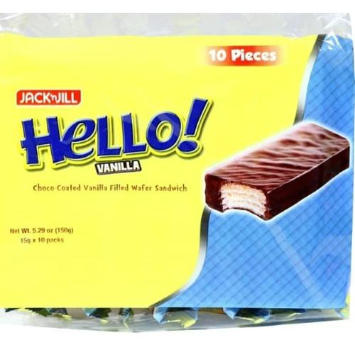 Jual Hello Vanilla Choco Wafer Cemilan ori Jack n Jill Philippines ...