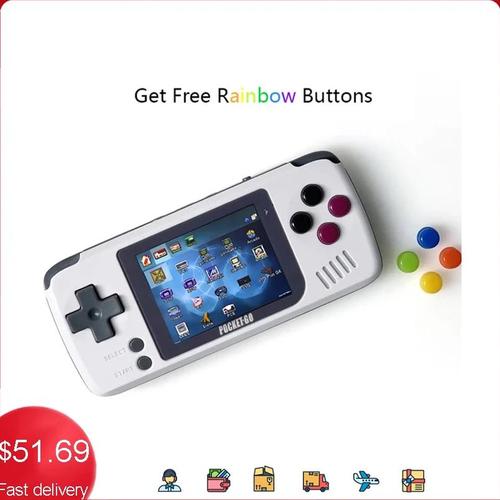Jual Handheld Game Console V2 PocketGo 2.4inch Screen Retro Game p ...