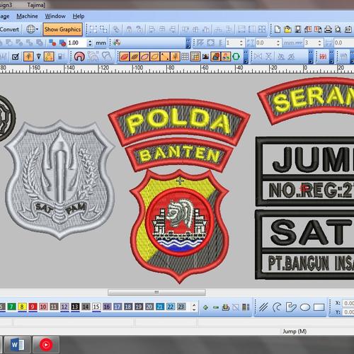 Jual Logo Satpam Lengkap PDL/ Bordir Logo Satpam/Bed Satpam TIMBUL ...