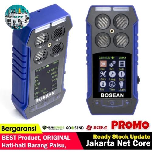 Jual Bosean BH-4S Gas Detector 4 in 1 H2S LEL O2 CO Monitor BH4S ...