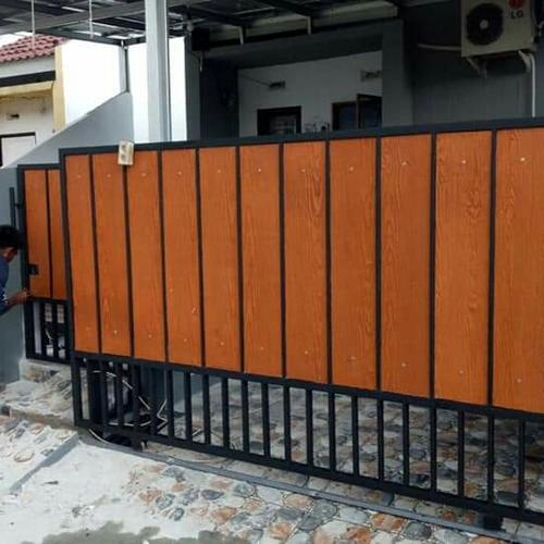 Jual pagar dorong minimalis modern grc - Kota Depok - kanopi pagar ...