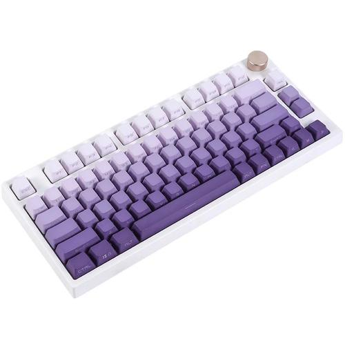 Jual best Purple Gradient Keycaps Mechanical Keyboard Pbt Double Shot ...