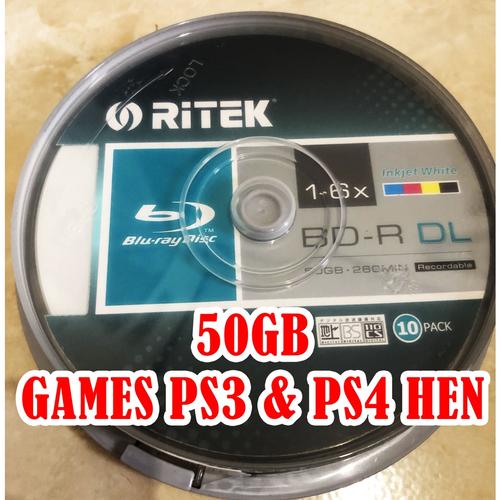 Jual PAKET!! GAMES PS3 & PS4 HEN isi sampai FULL via Kaset BD-R - PS4 ...