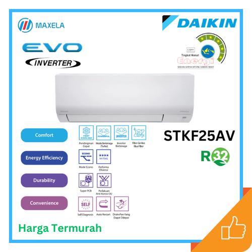 Jual AC 1 PK Daikin inverter EVO STKF25AV R32 new - Jakarta Barat - Maxelamakmurabadi | Tokopedia