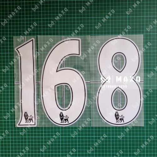 Jual [ FONT ] ANGKA LIGA INGGRIS 2007 - 2013 RETRO CUSTOME PUTIH - Kab ...