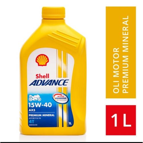 Jual Oli Shell Advance AX5 15W-40 1 Liter - Jakarta Barat - SHELL ...