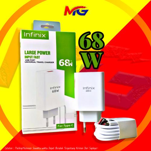 Promo Charger Infinix 68W Original Note 30 Pro Zero 30 5G Fast Charging ...