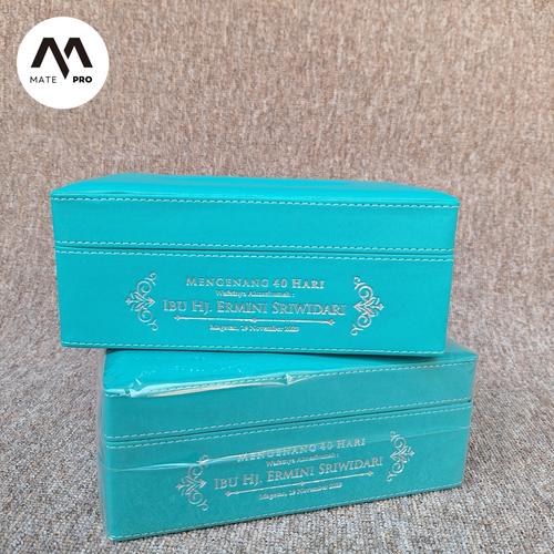 Jual Box Tissue Vynil Busa Untuk Tahlilan Mengenang Kematian Keluarga ...