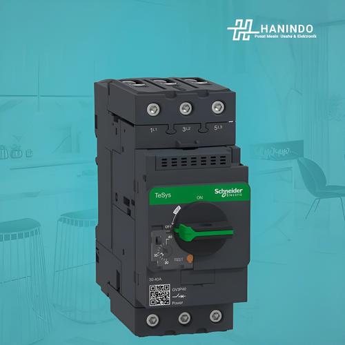Jual Schneider Motor Circuit Breaker GV 3P 40 / GV3P40 TeSys GV-3 18.5 ...