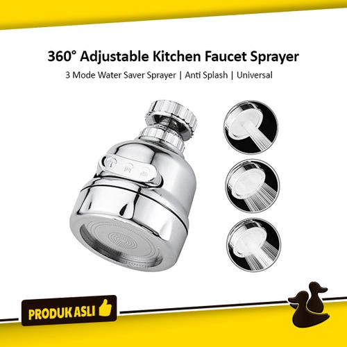 Jual 360° Faucet Sprayer Sambungan Kepala Kran Angsa Dapur Cuci Piring ...