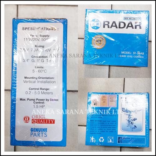 Jual Radar Biru ST-70 AB Pelampung Otomatis Toren Air - Jakarta Barat ...