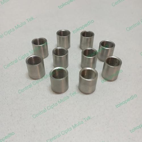 Jual Socket / Coupling 3" inch Stainless steel SS304 Sock Drat BSPT ...