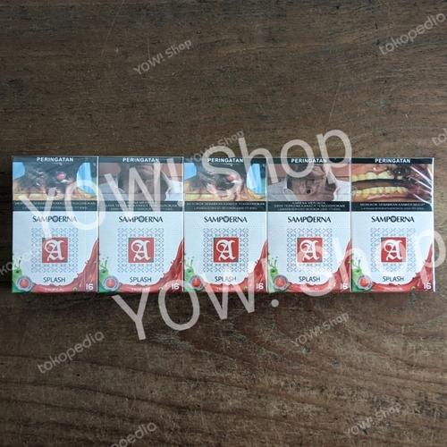 Jual Rokok Sampoerna Mild Splash Tropical Merah Isi 16 batang - 5 pack ...