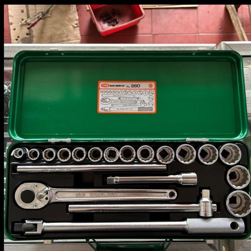 Jual KUNCI SOCKET INCHI TONE SOCKET WRENCH SET (20 PCS) 260(1/2"/INCH ...