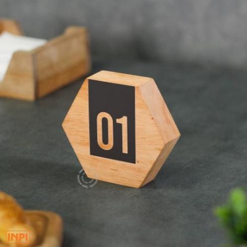 Jual angka meja - papan tanda nomor meja - urutan angka meja - hexa ...