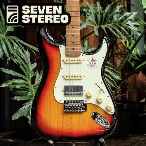Jual Bacchus BST-2RSM BST2RSM HSS 3 Tone Sunburst Roasted Maple ...