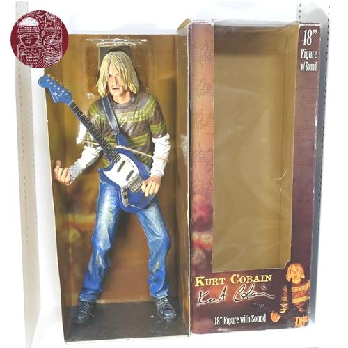 Promo 2007 NECA KURT COBAIN 18" Figure with Sound Nirvana Fender Rare ...
