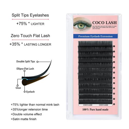 Jual COCO LASH ELLIPSE FLAT LASHES PREMIUM EYELASH EXTENSION SUPER ...