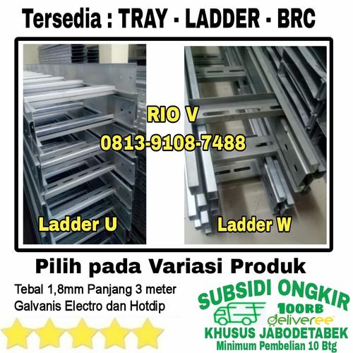 Jual LADDER U / W PERFORATED 100X100X3000 1,8 mm SPHC Galvanis ELECTRO ...