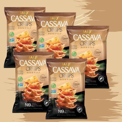 Jual MAXI Cassava Crisps 5 Packs / 70g - Kab. Bogor - MAXI SNACKS ...