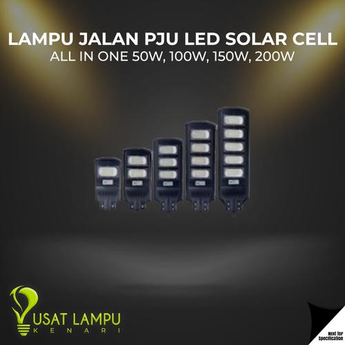 Jual Lampu Jalan PJU LED Sollar Cell All In 1 Lampu Sorot Tenaga ...