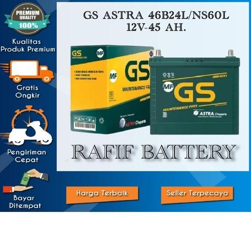 Jual Aki mobil Suzuki Sx4 Cross. GS ASTRA 46B24L/NS60L 45 AH. - Jakarta ...