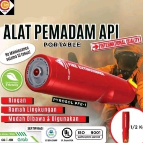 Jual ALAT PEMADAM API PORTABLE PYROSOL PFE-1 APAR PORTABLE MINI ...