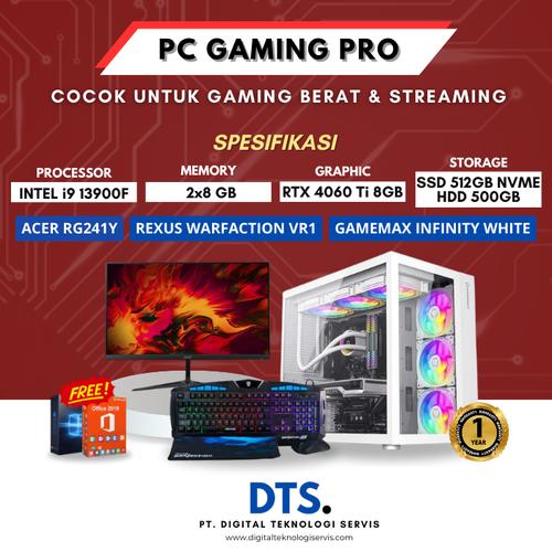 Jual PC Fullset | i9 13900F | RTX 4060 Ti 8GB | 16GB RAM | 512 GB NVMe |HDD - PC ONLY - Kab ...