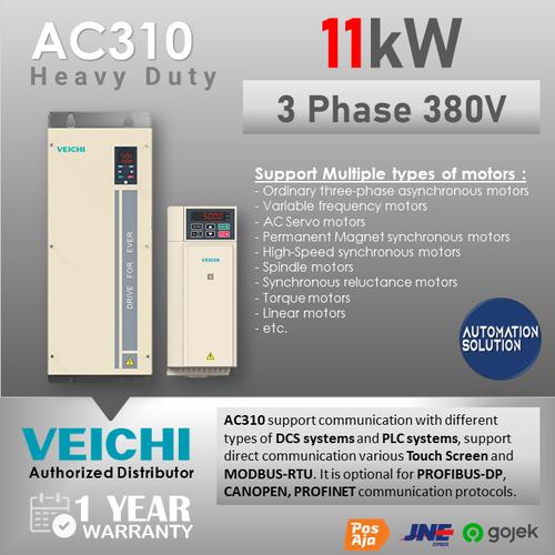 Jual Inverter 11kW VEICHI 3 Phase 380V Heavy Duty AC 310 Series - Kota Surabaya - Automation ...
