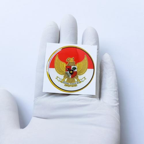Jual Stiker garuda merah putih bulat sticker timbul - Kab. Tangerang ...