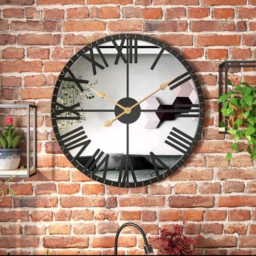 Jual Jam Dinding Analog Kaca Romawi / Jam Dinding Old Town - Kota ...