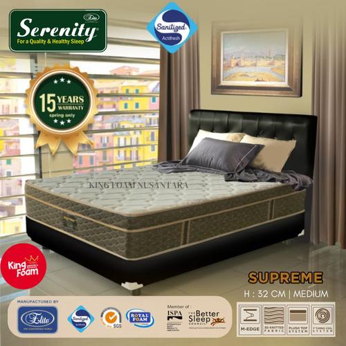 Jual SPRINGBED Supreme ELITE SERENITY Fullset, [Ready Semua Ukuran ...