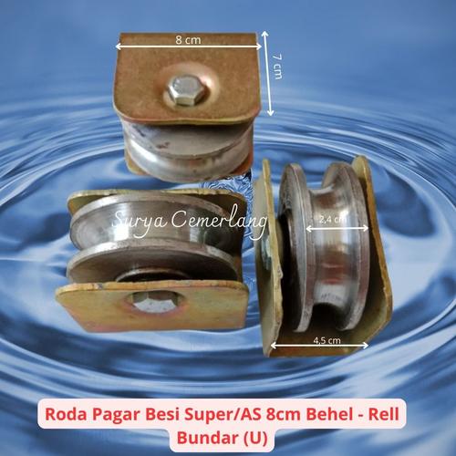 Jual Roda Pagar Besi Super/AS 8cm Behel - Rell Bundar (U) - Kab ...