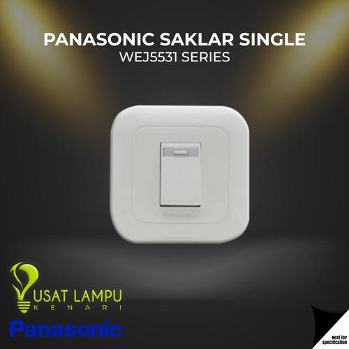Jual Panasonic Saklar Single/engkel wide series WEJ5531 - Jakarta Pusat ...